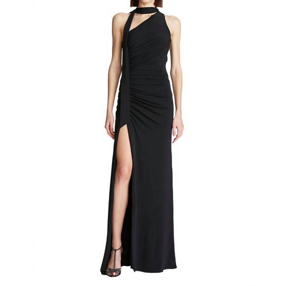 Halston Heritage | Dresses | New Halston Audrie Gown In Black | Poshmark